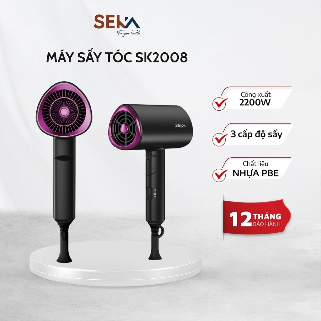 Máy Sấy Tóc SEKA SK2008 2 chiều, máy sấy 3 cấp độ tạo kiểu công suất ...