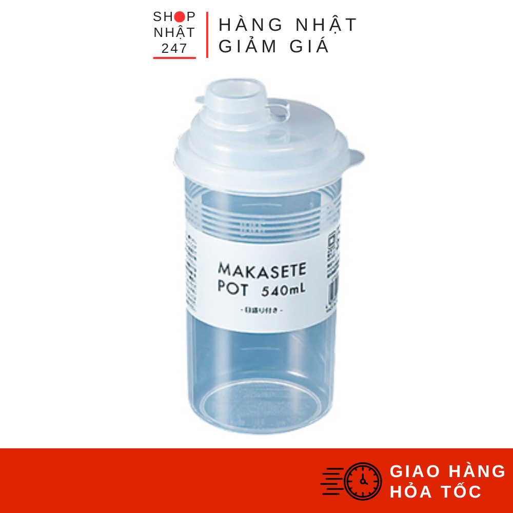 Bình đựng nước bằng nhựa PP cao cấp 540ml Nakaya Nội địa Nhật Bản | Shopee Việt Nam