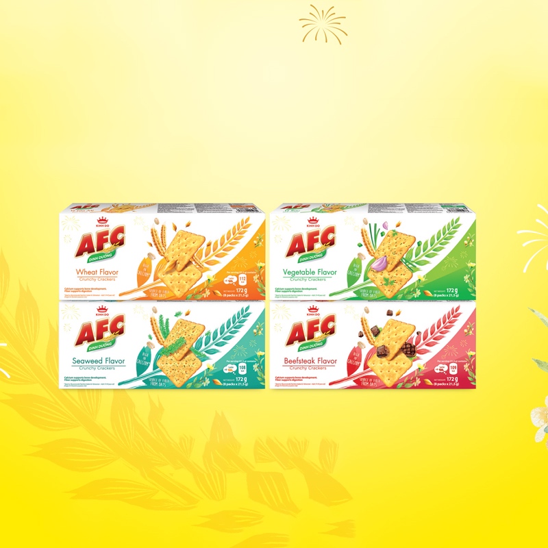 Bánh AFC vị rau 86g (4 Cái) | Shopee Việt Nam