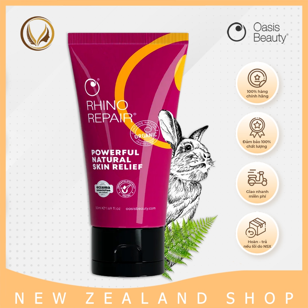 Kem dưỡng ẩm, phục hồi da New Zealand Oasis Beauty Rhino Repair Skin ...