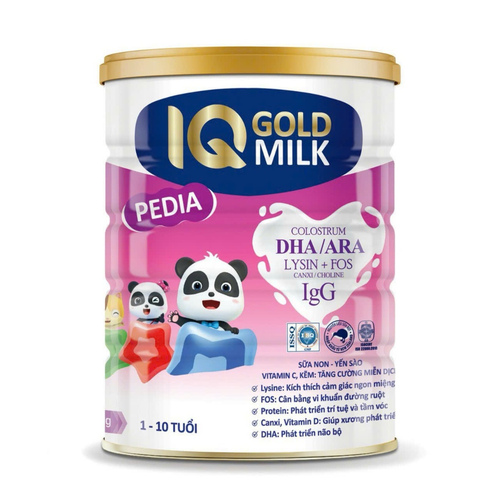 [Lon 800G] Sữa IQ MILK GOLD PEDIA Giúp Tăng Cân, Tăng Sức Đề Kháng ...