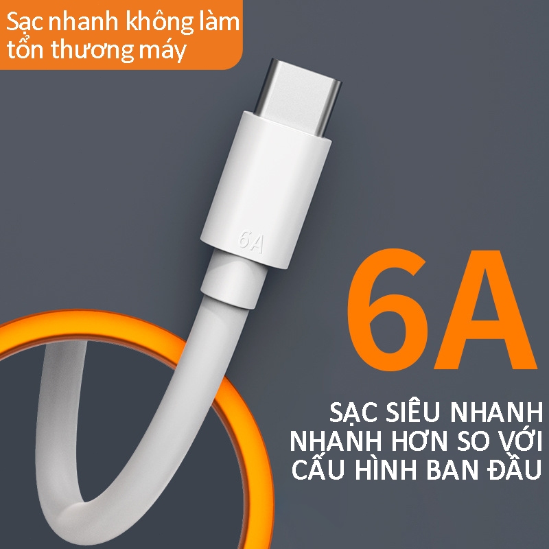 Cáp sạc nhanh USB Type C Huawei 6A 66W 40W cho Nova 8 8i 9 Mate 30 40 Pro | Shopee Việt Nam