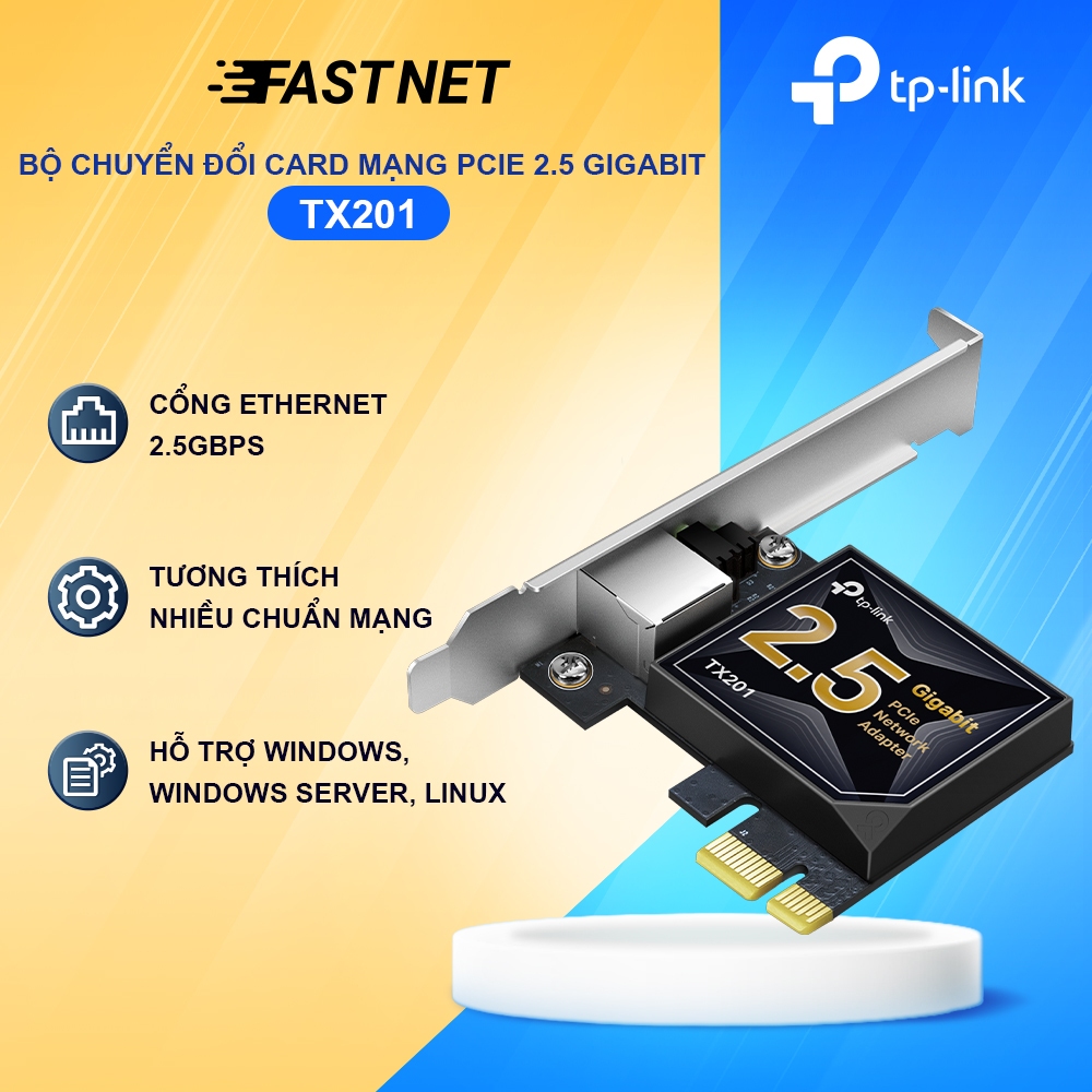 [Hỏa Tốc] Bộ Chuyển Đổi Card Mạng TP-Link TX201 PCIe 2.5 Gigabit ...