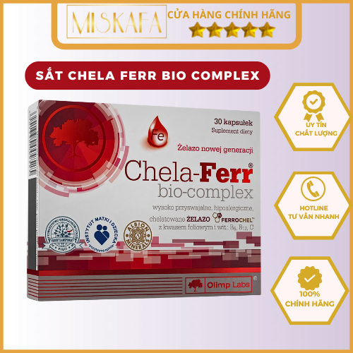 Sắt Chela Ferr Bio Complex, Sắt cho mẹ bầu và sau sinh, Viên sắt hữu cơ ...