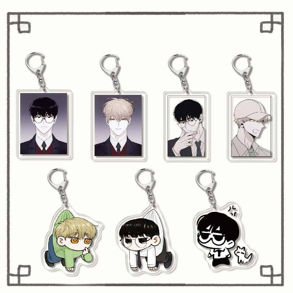 Móc khóa keyring CHECKMATE in hình manhwa BL Boylove Chiếu tướng quà ...