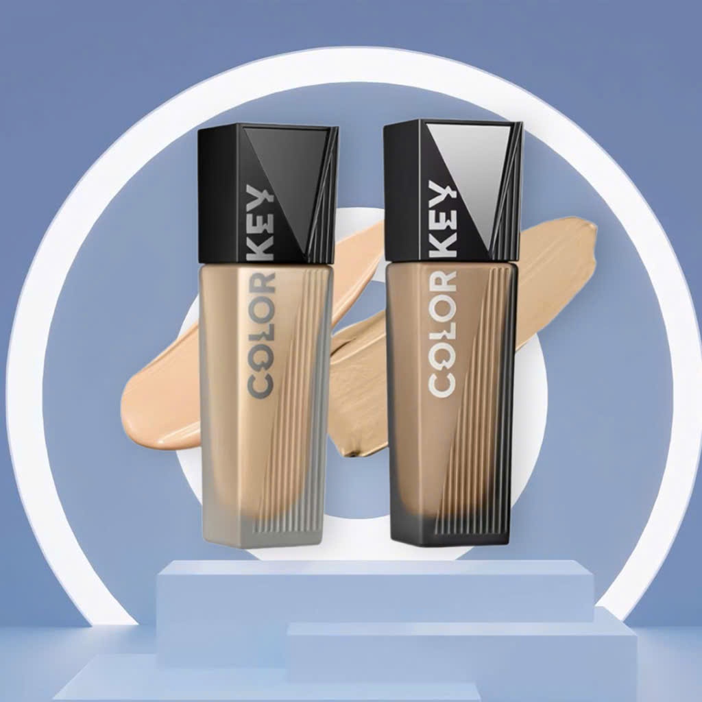Kem nền COLORKEY dạng lỏng lâu trôi dưỡng ẩm kiềm dầu lâu trôi suốt 12 giờ | Shopee Việt Nam