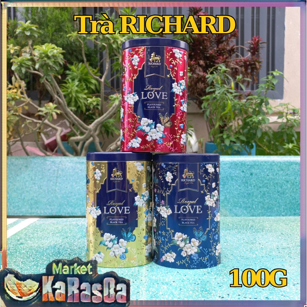 Trà Richard Royal Love Trụ, Trà Nga 80G - Hộp Thiếc | Shopee Việt Nam