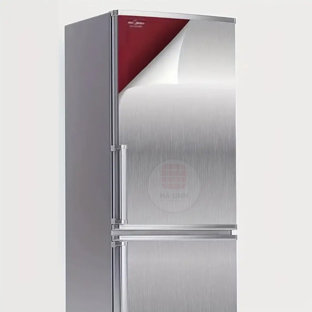 Decal dán tủ lạnh màu inox nhôm xước chống nước bền, giá rẻ | Shopee ...