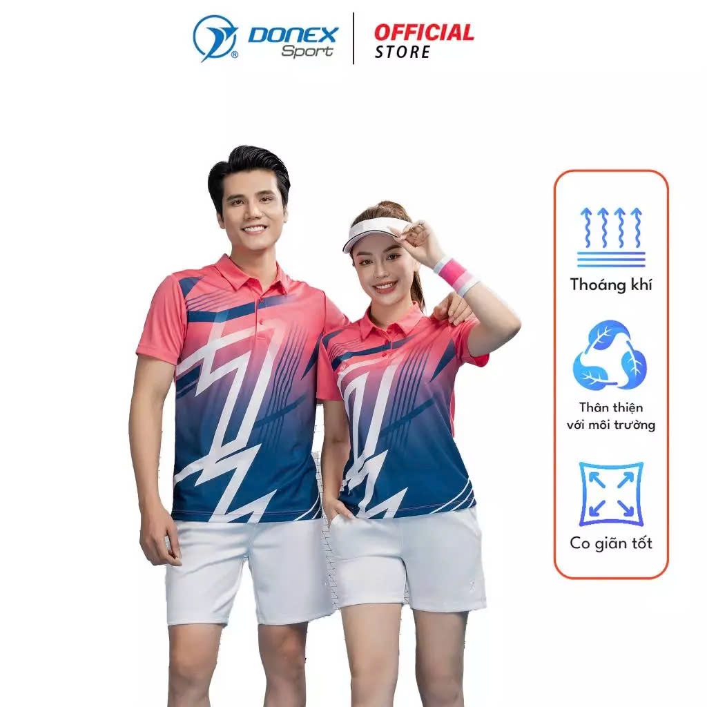 Áo Thể Thao Donex chính hãng Nam/Nữ (hồng) | Shopee Việt Nam