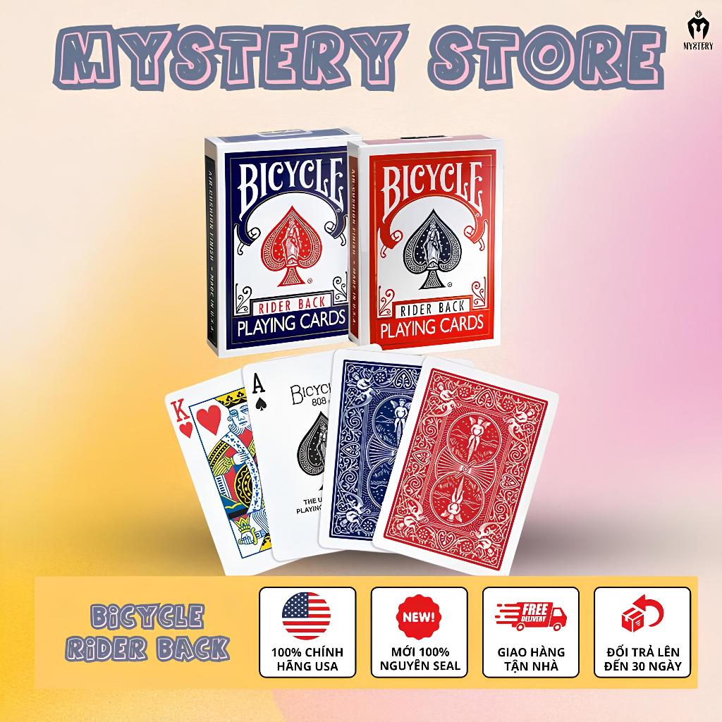 Bài ảo thuật USA giá rẻ: BICYCLE RIDER BACK & STANDARD BACK - Bài Poker ...