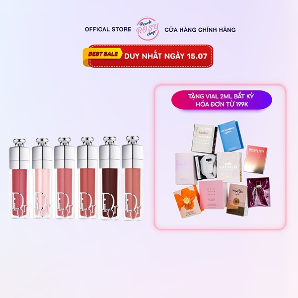 [Mẫu Mới 2022] Son Dưỡng Dior Addict Lip Maximizer Minisize 2ml và Fullsize 6ml | Shopee Việt Nam