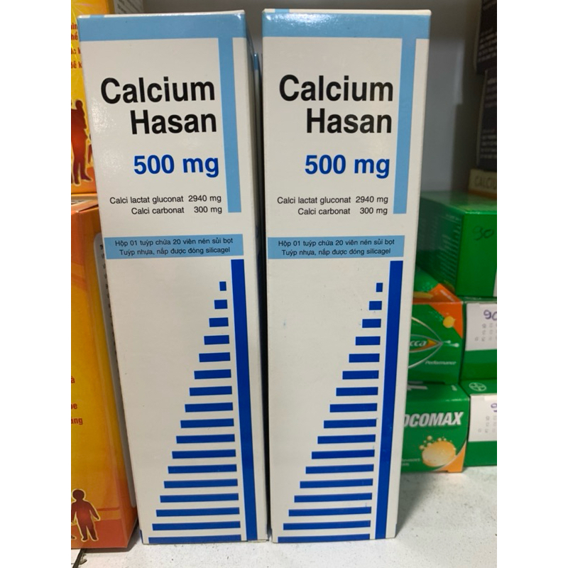 Sủi canxi Calcium Hasan 500mg bổ sung canxi cho người loãng xương ...