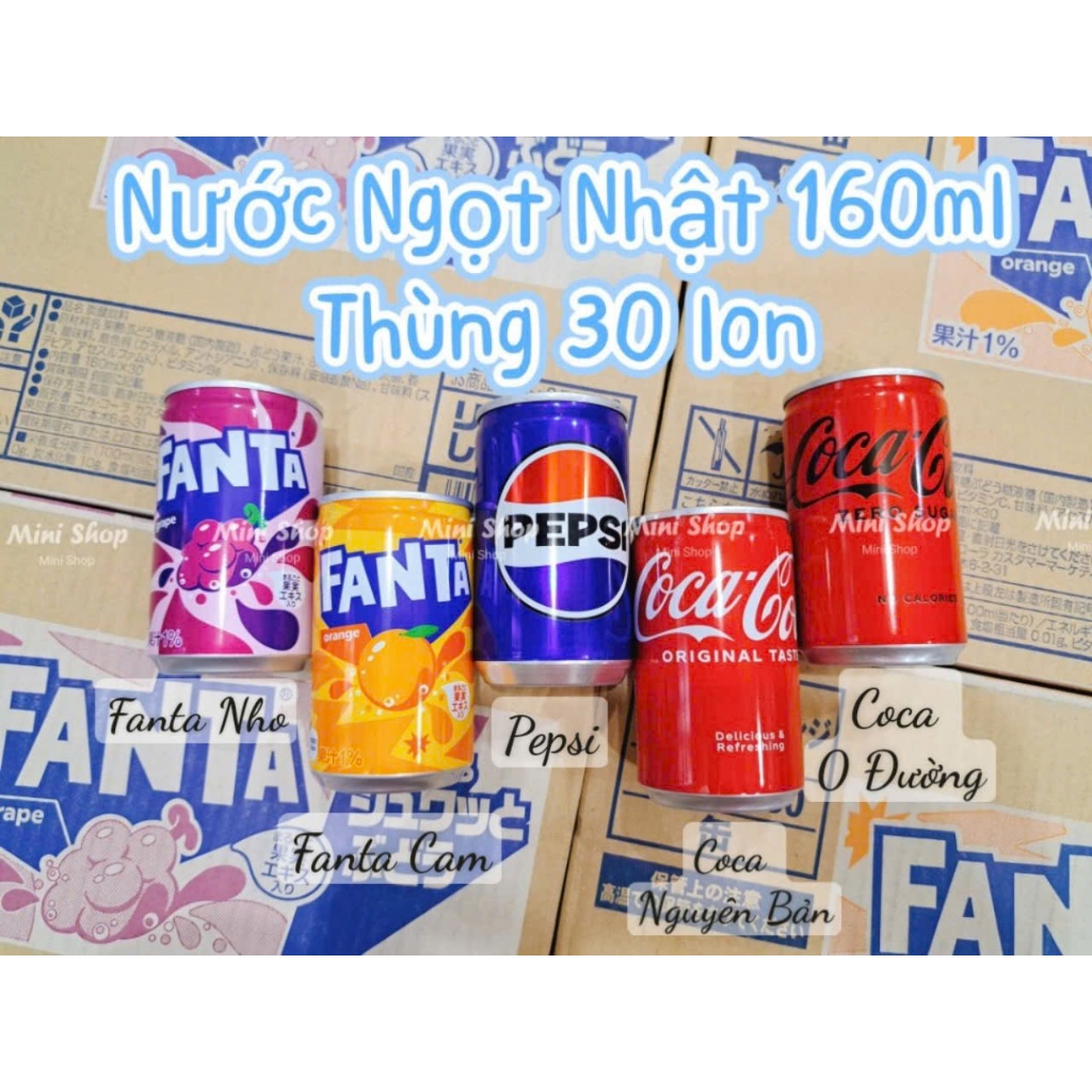 Nước Ngọt Nhật 160ml ( thùng 30 lon) Nhà Của Bé 1 | Shopee Việt Nam