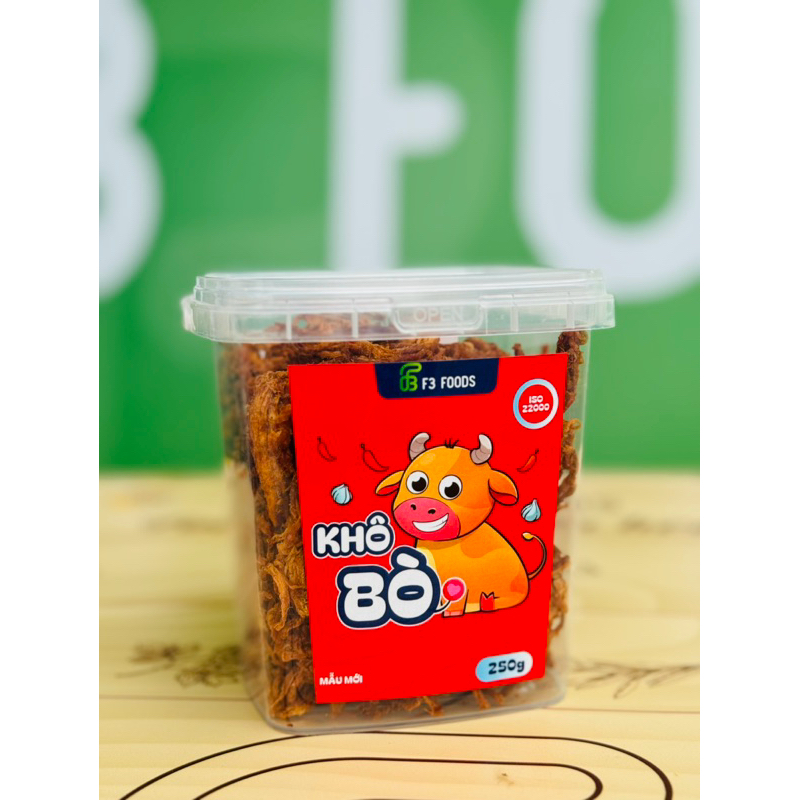 Hũ khô bò sợi F3 Foods 250g | Shopee Việt Nam