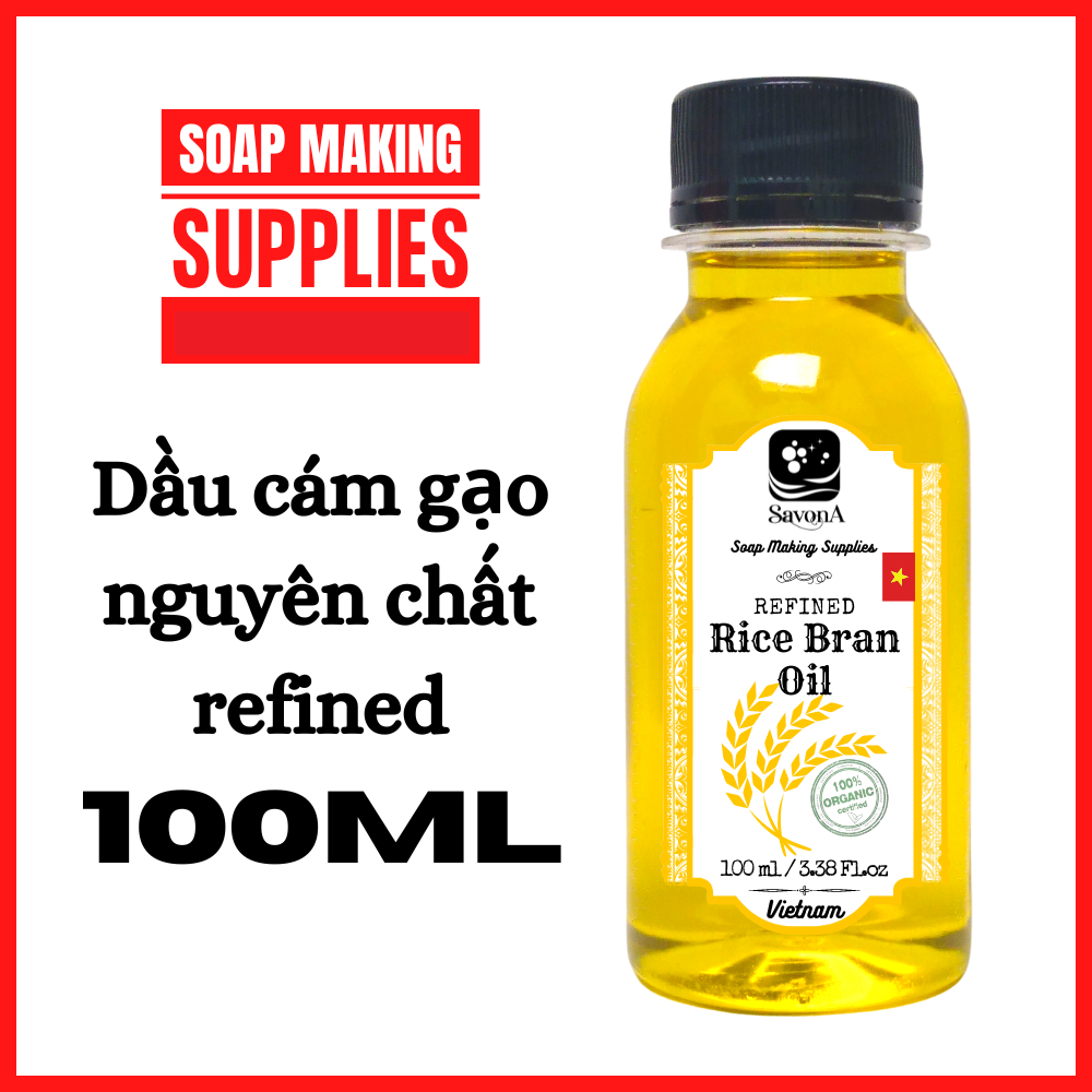 100ml Dầu Cám Gạo Nguyên Chất 100ml - Unrefined Rice Bran Oil Refined ...