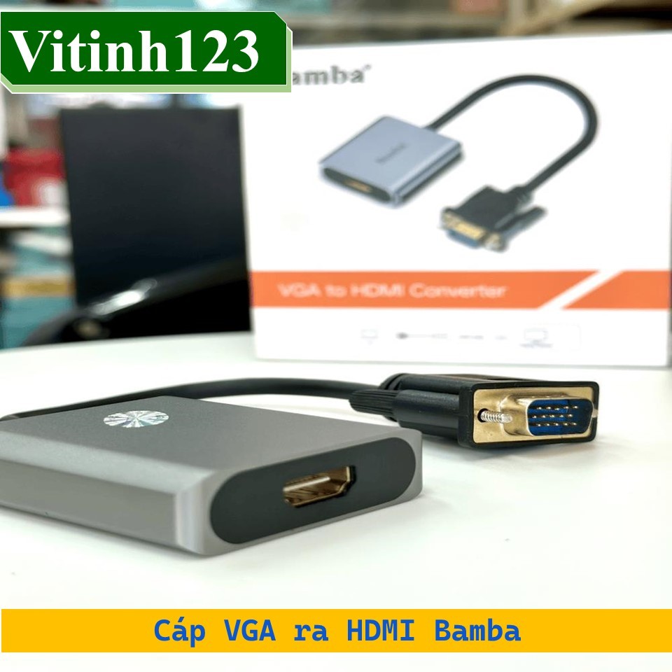 Cáp VGA ra HDMI Bamba | Shopee Việt Nam