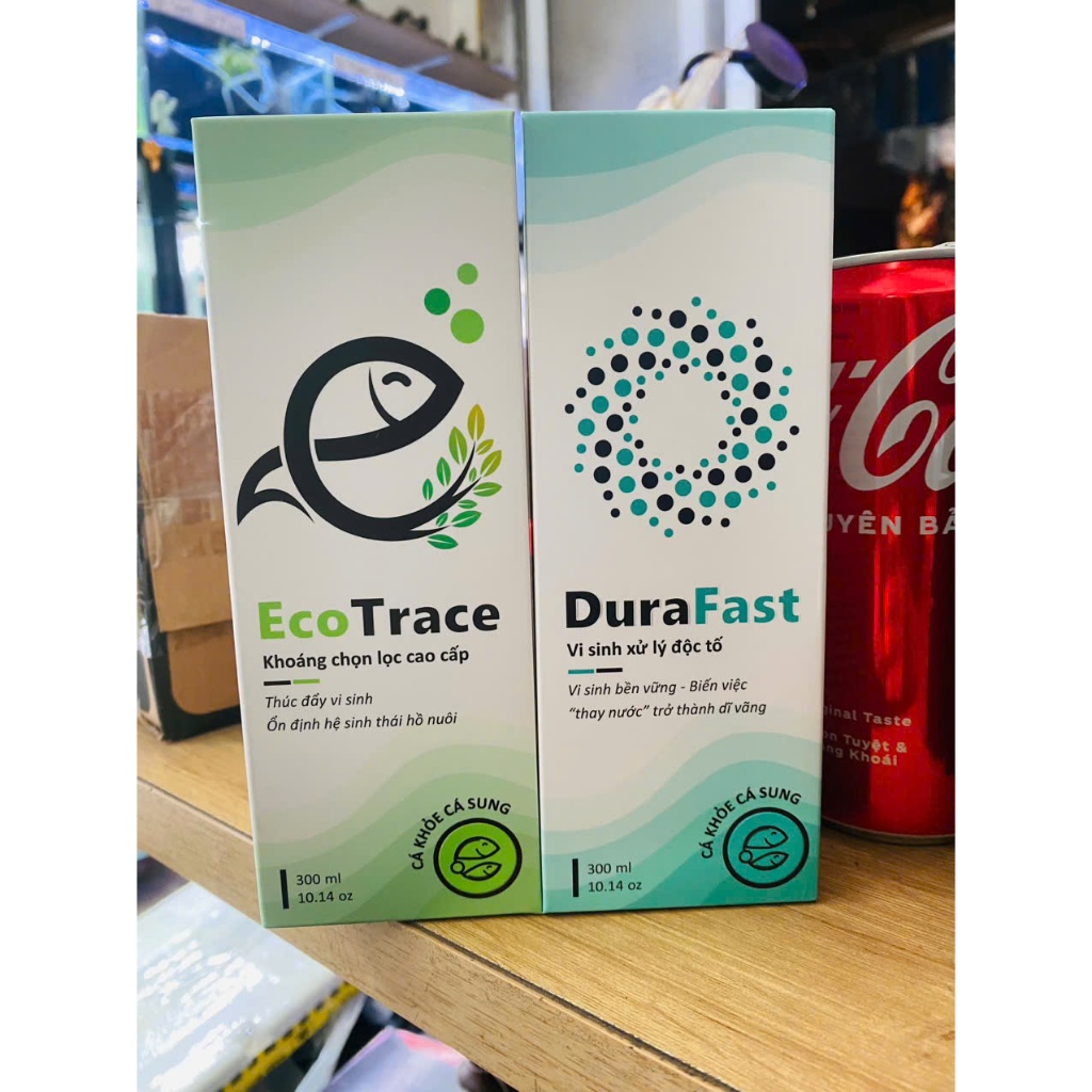 Men vi sinh DuraFast + khoáng chọn lọc EcoTrace xử lý độc tố, không cần phải thay nước thường ...