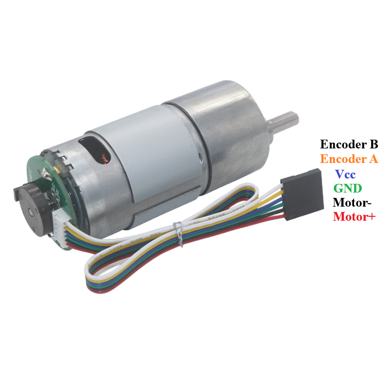 ĐỘNG CƠ ENCODER JGB37-545 24V CÁC RPM KHÁC NHAU, DC GIẢM TỐC | Shopee ...