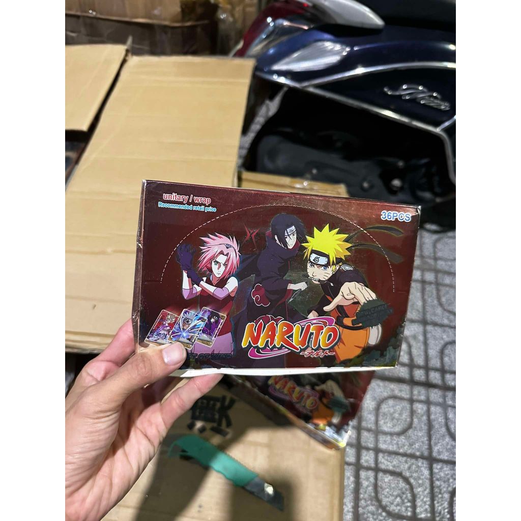 Hộp 36 gói thẻ bài naruto | Shopee Việt Nam