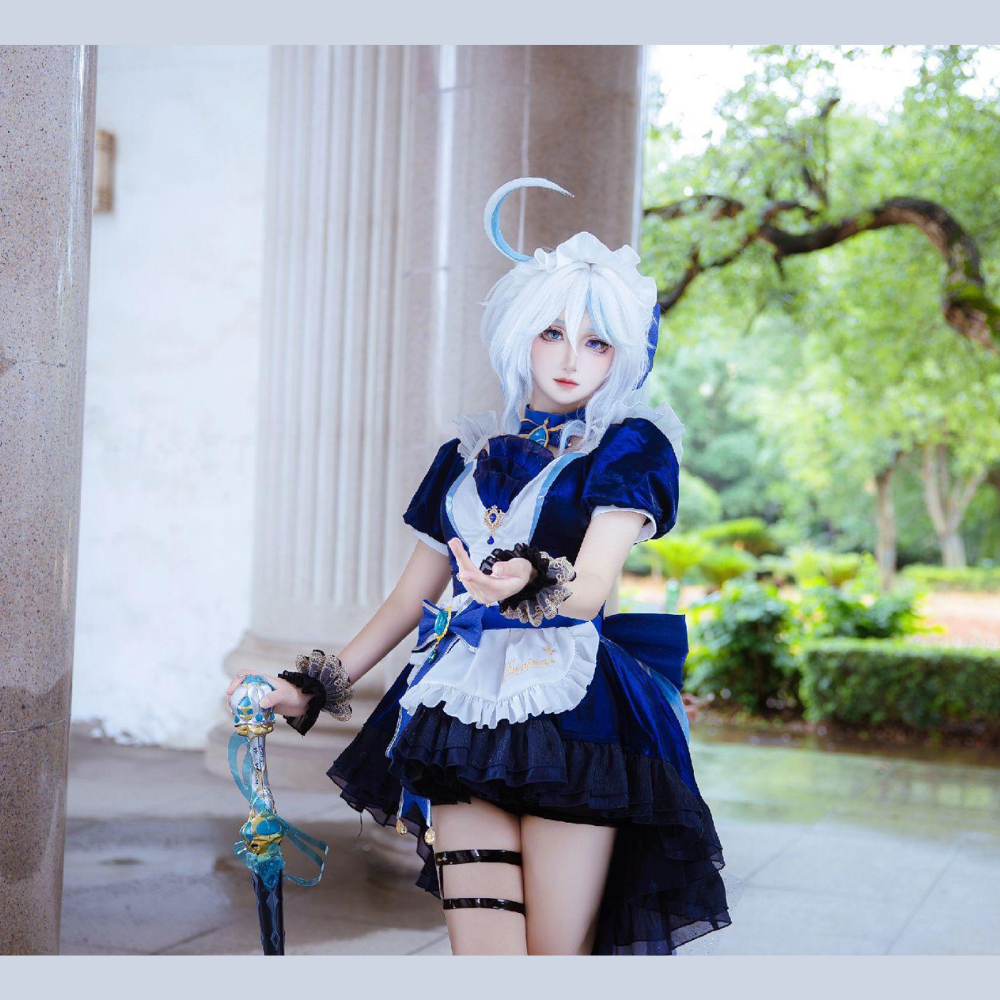 [Order 7-10 Ngày] Trang Phục Hoá Trang Cosplay Furina "Người Hầu" (Genshin Impact)(Cosplay ...