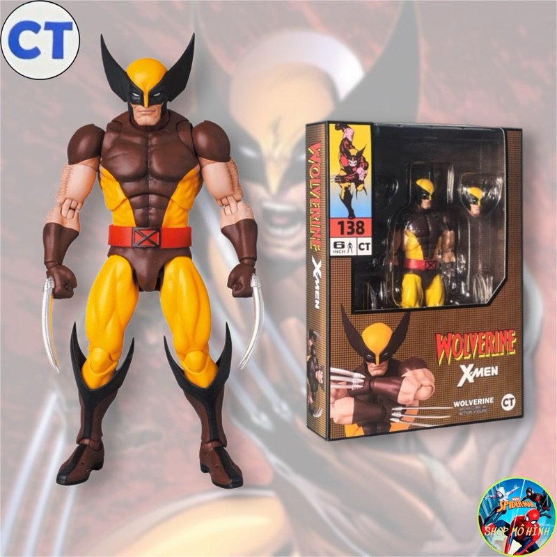 [HÀNG SẴN-HỎA TỐC] Mô Hình CT Wolverine MAFEX 138 X-MEN Người Sói ...