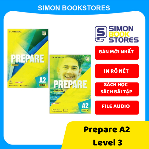 Sách-Prepare A2 level 3 bản 2nd | Shopee Việt Nam