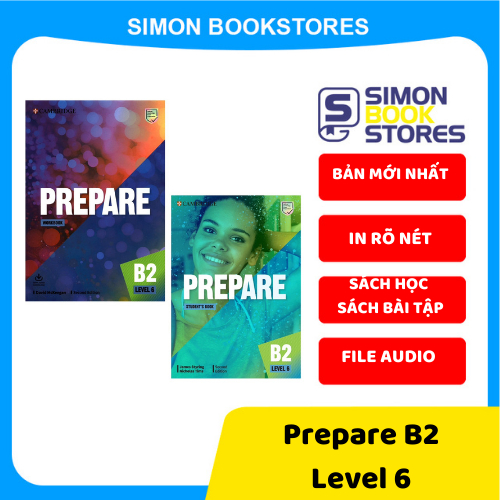 Sách-Prepare B2 level 6 bản 2nd | Shopee Việt Nam