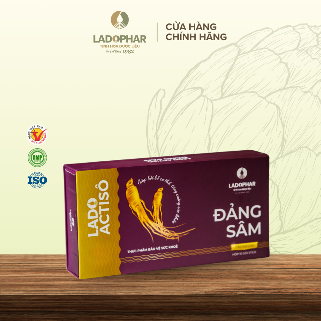 Nước uống Lado Care Đảng Sâm Ladophar hỗ trợ bồi bổ cơ thể, tăng cường ...