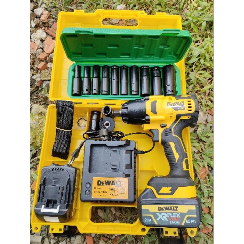 Máy siết bulong pin 20v 980N.m, không chổi than, lực siết mạnh, tốc độ cao | Shopee Việt Nam