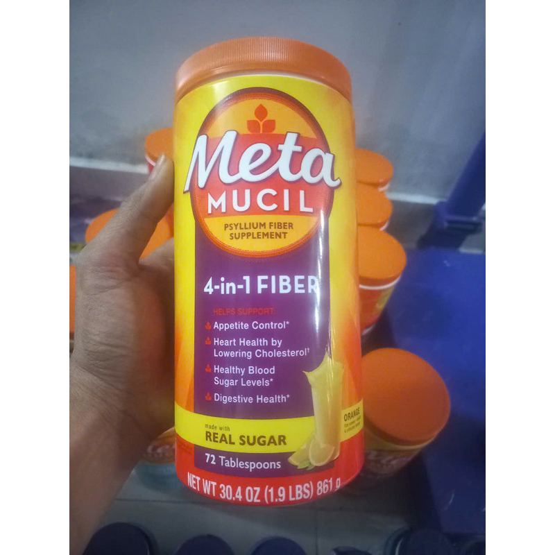 Bổ sung chất xơ Metamucil - meta mucil fiber | Shopee Việt Nam