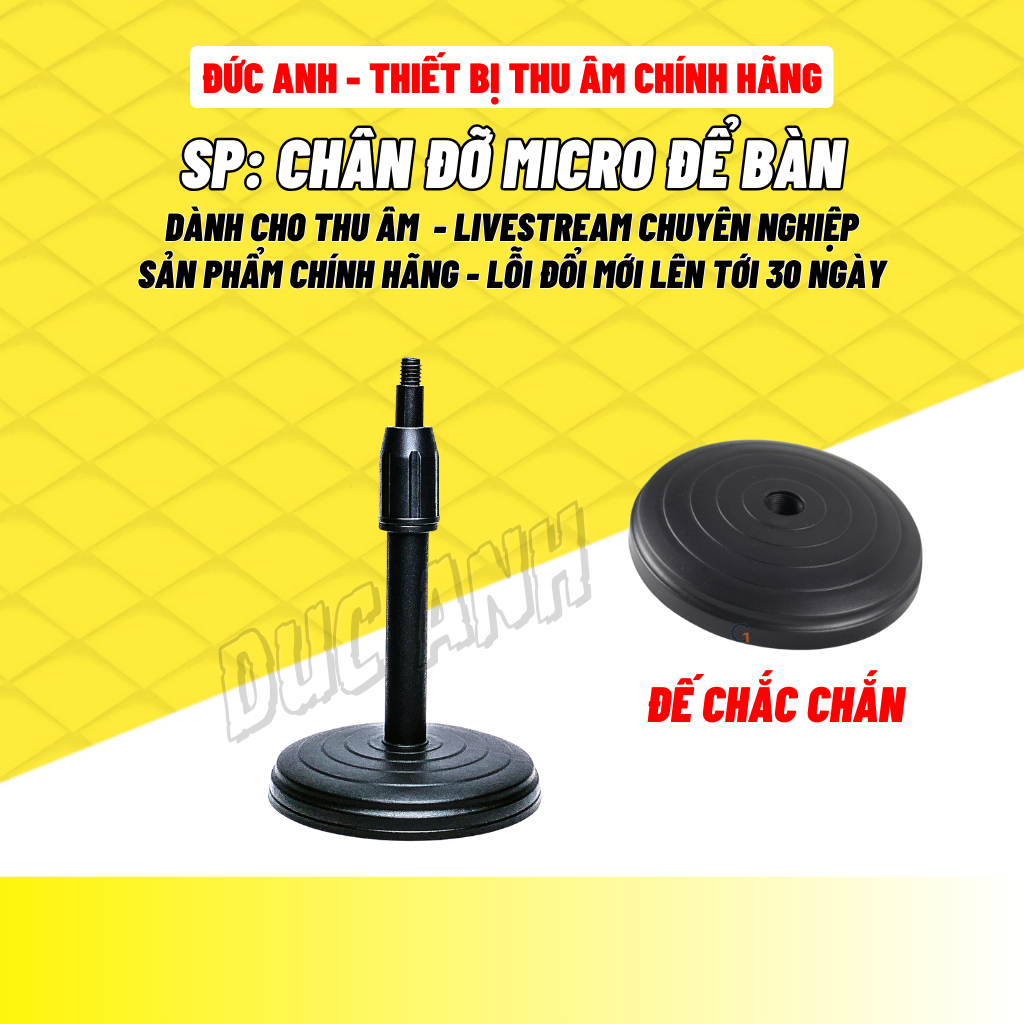 Chân Mic Để Bàn, Giá Đỡ Micro, Kẹp Micro Bằng Nhựa Chắc Chắn, Nâng Cao ...