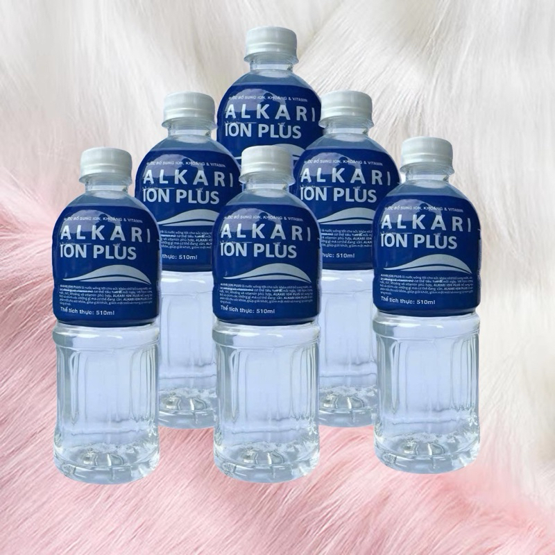 Nước bù điện giải ion plus Alkari - Lốc 6 chai , chai 510 ml | Shopee ...