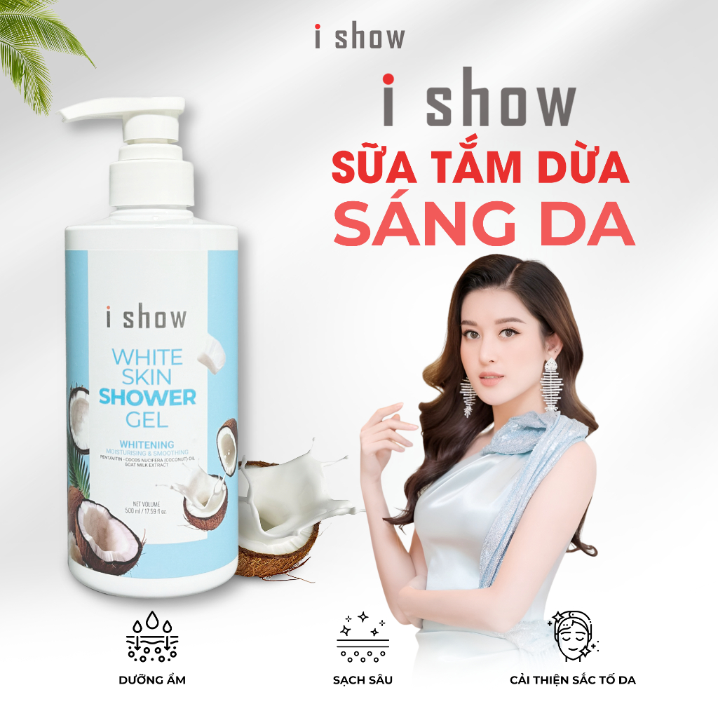Sữa Tắm Dưỡng Sáng Da iShow White Skin Shower Gel 500ml - Sữa Tắm Dưỡng ...
