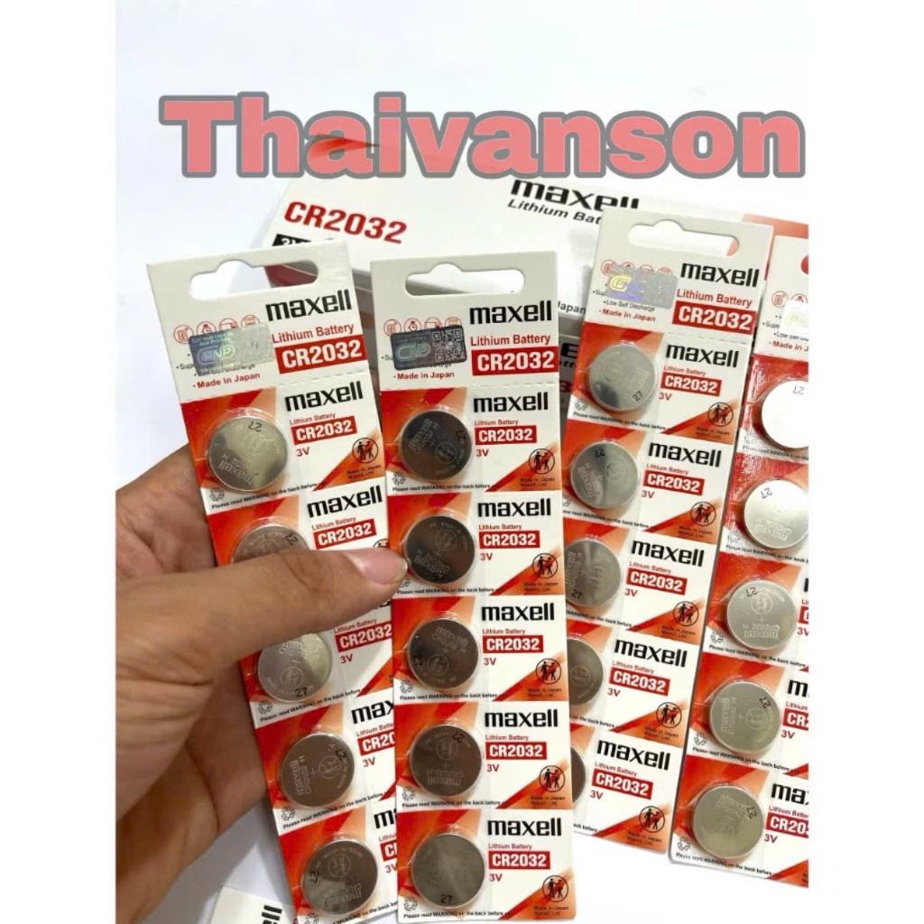 Pin 3V CR2032 Maxell Pin cúc áo dùng cho remote, máy tính, smartkey ...