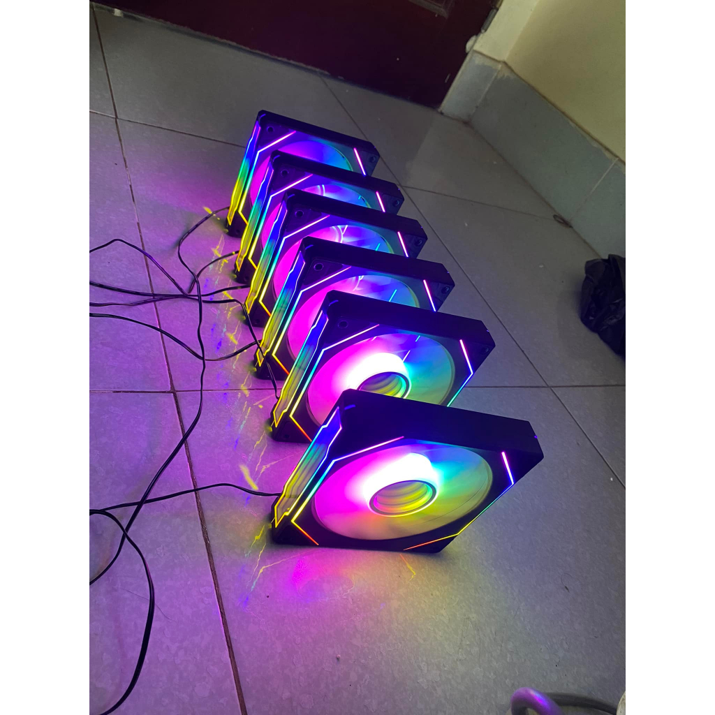 Fan led vô cực chạy nguồn 4pin cắm trực tiếp,chưa qua sử dụng, không ...