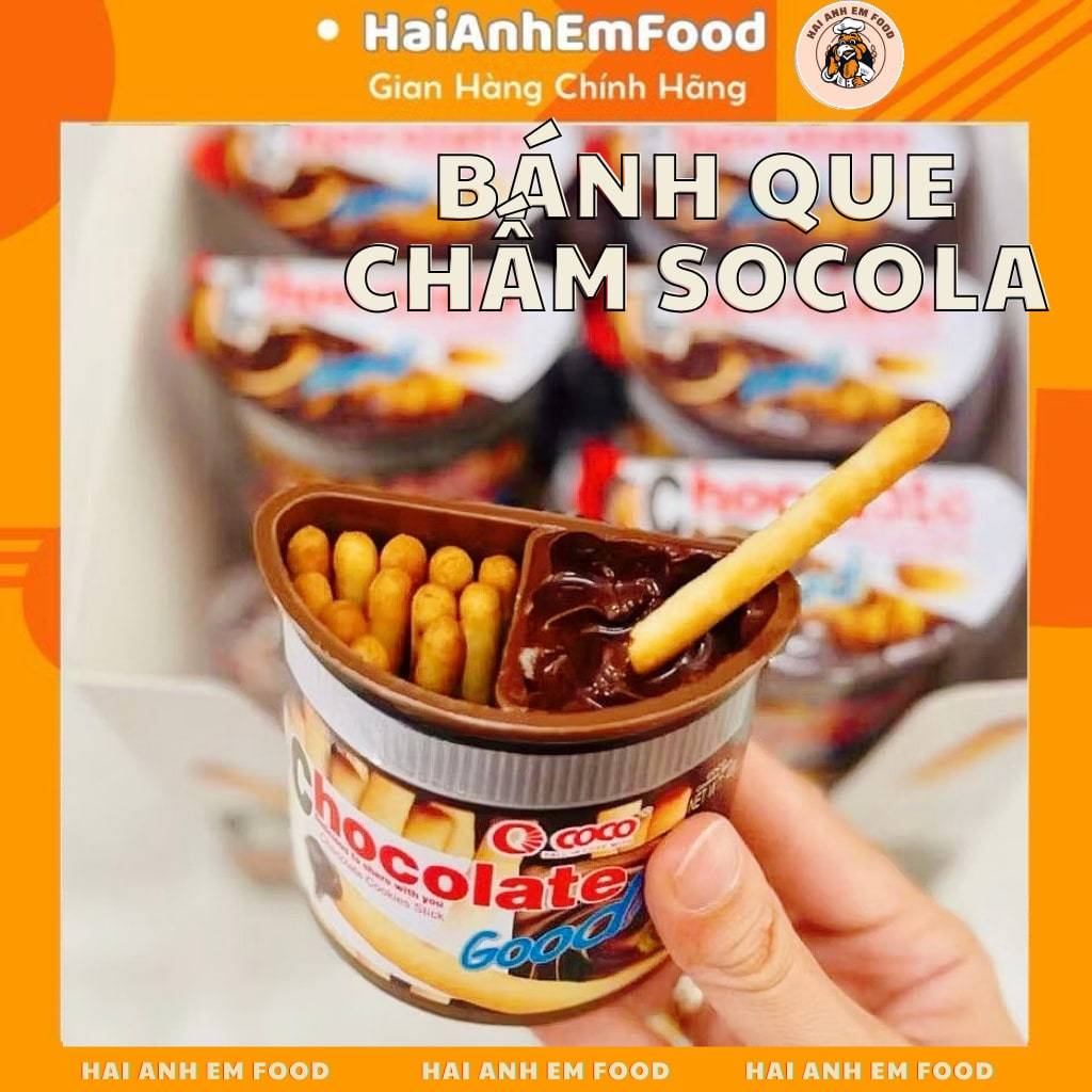 Bánh Que Chấm Socola CHOCOLATEGOOD, Que Chấm Socola ORIGO 40GR | Shopee ...