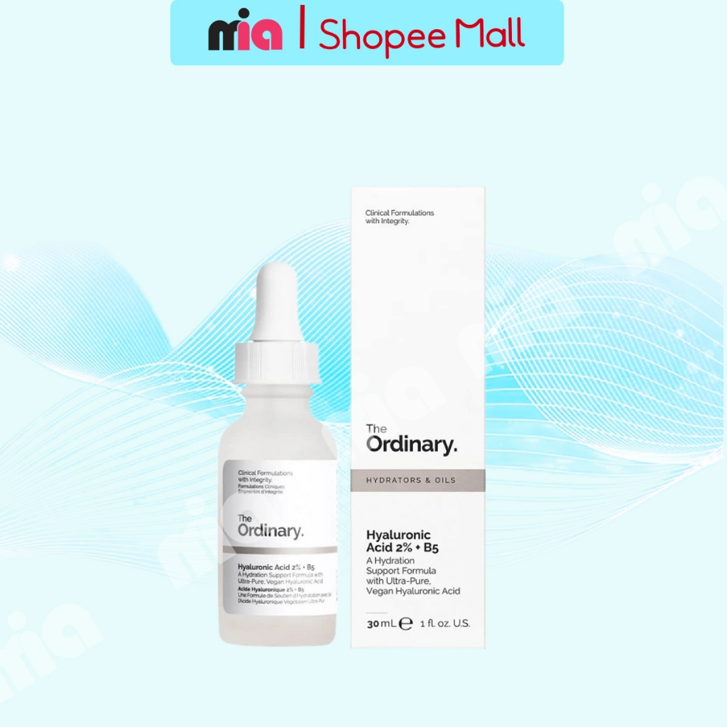 Serum Hyaluronic Acid 2% + B5 The Ordinary Cấp ẩm hồi phục 30ml Bản Canada | Shopee Việt Nam