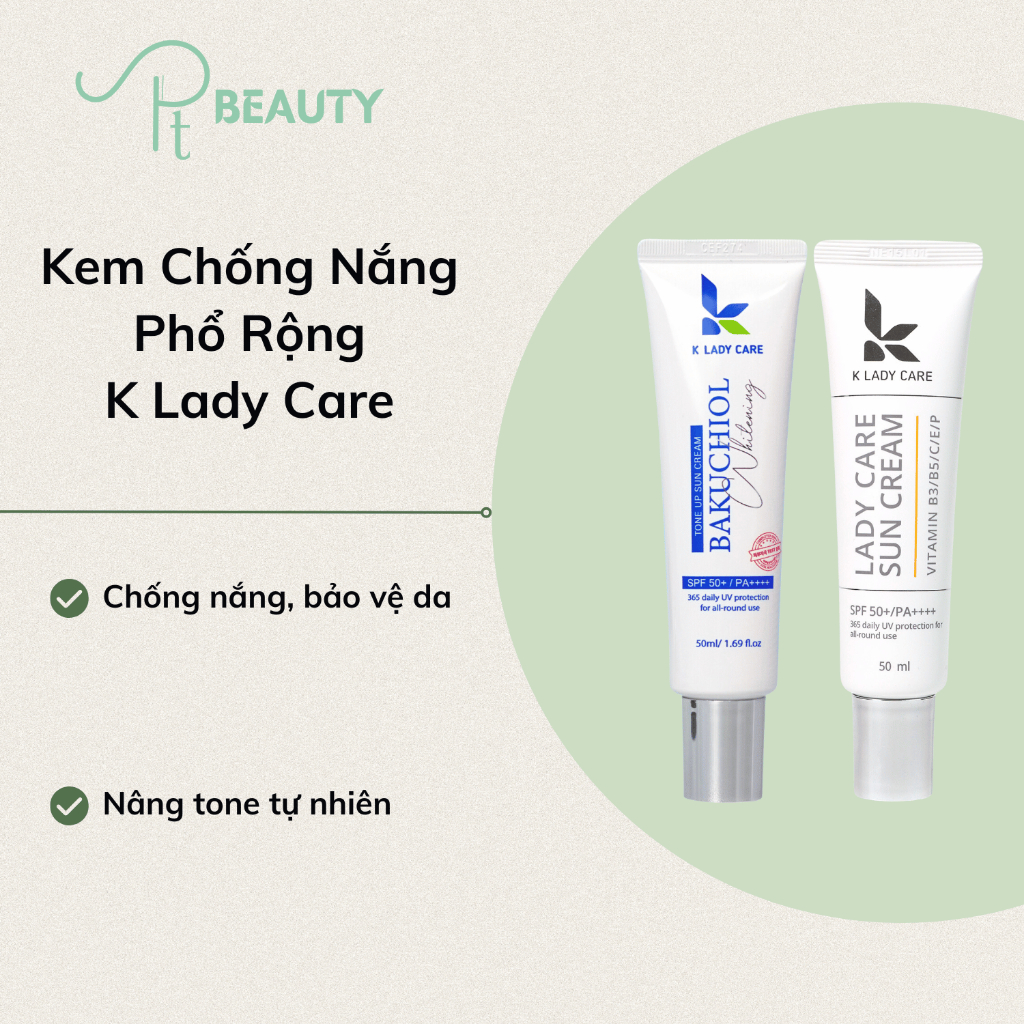 Kem Chống Nắng Phổ Rộng K Lady Care Cream SPF 50+ 50ml | Shopee Việt Nam