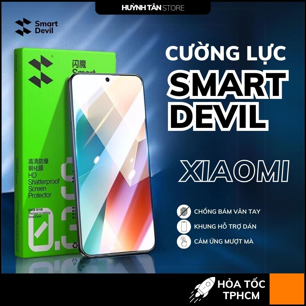 SmartDevil Kính cường lực xiaomi mi 14 trong suốt KHÔNG FULL MÀN chống bám vân tay chính hãng ...