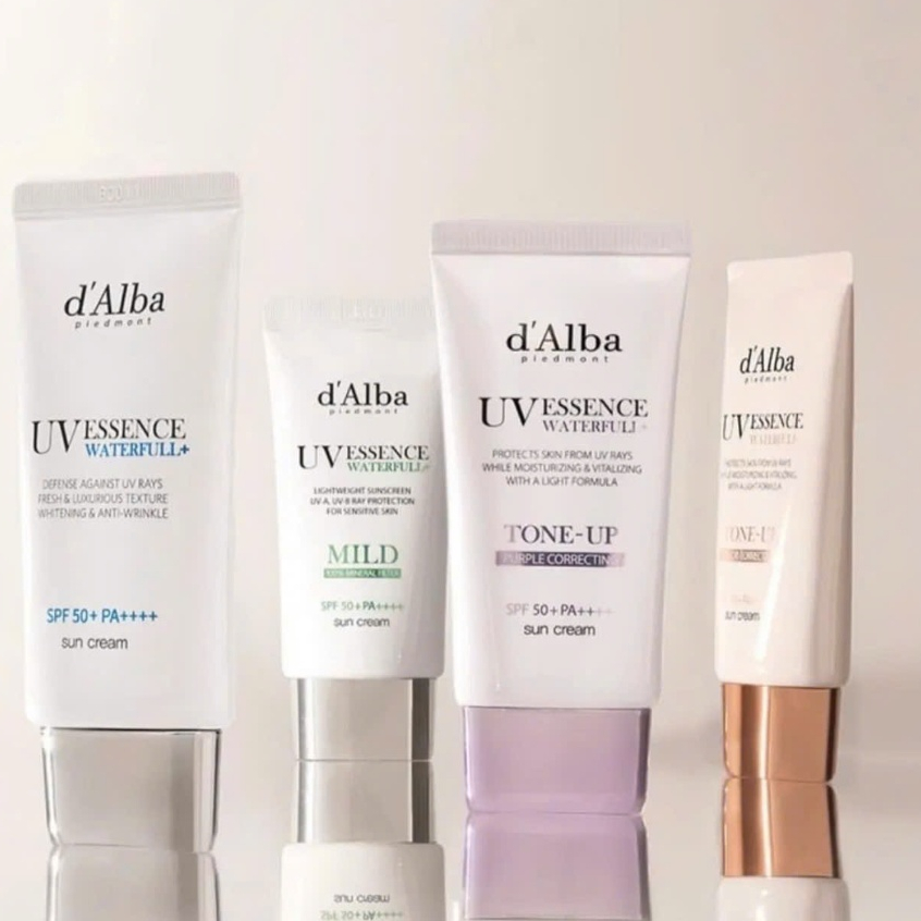 Kem Chống Nắng Dalba D'Alba Hồng Tím Xanh Waterfull TONE UP Waterfull ...