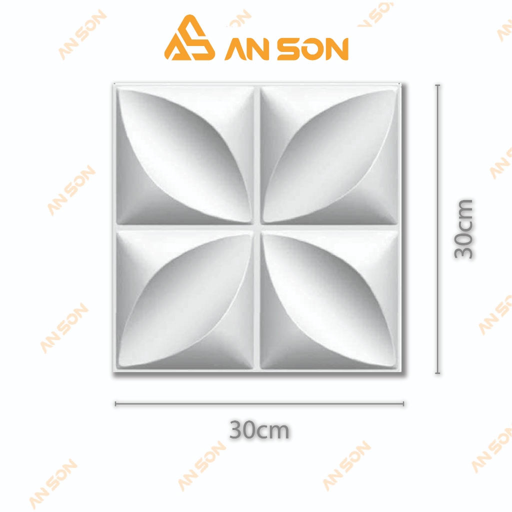 Tấm ốp tường nhựa 3D PVC S006 30cm x 30cm | Shopee Việt Nam