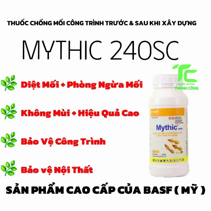 [Chai 1lít ] Thuốc chống mối nền móng trước khi xây nhà Mythic 240SC ...