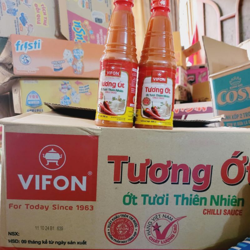 Thùng tương ớt Vifon 500ml* 24 chai | Shopee Việt Nam