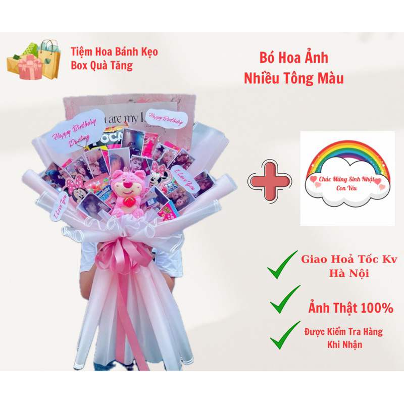 [Tang Tag Chuc Mung] Bó Hoa Ảnh Dành Tặng Người Yêu Đầy Ý Nghĩa,Món quà ...