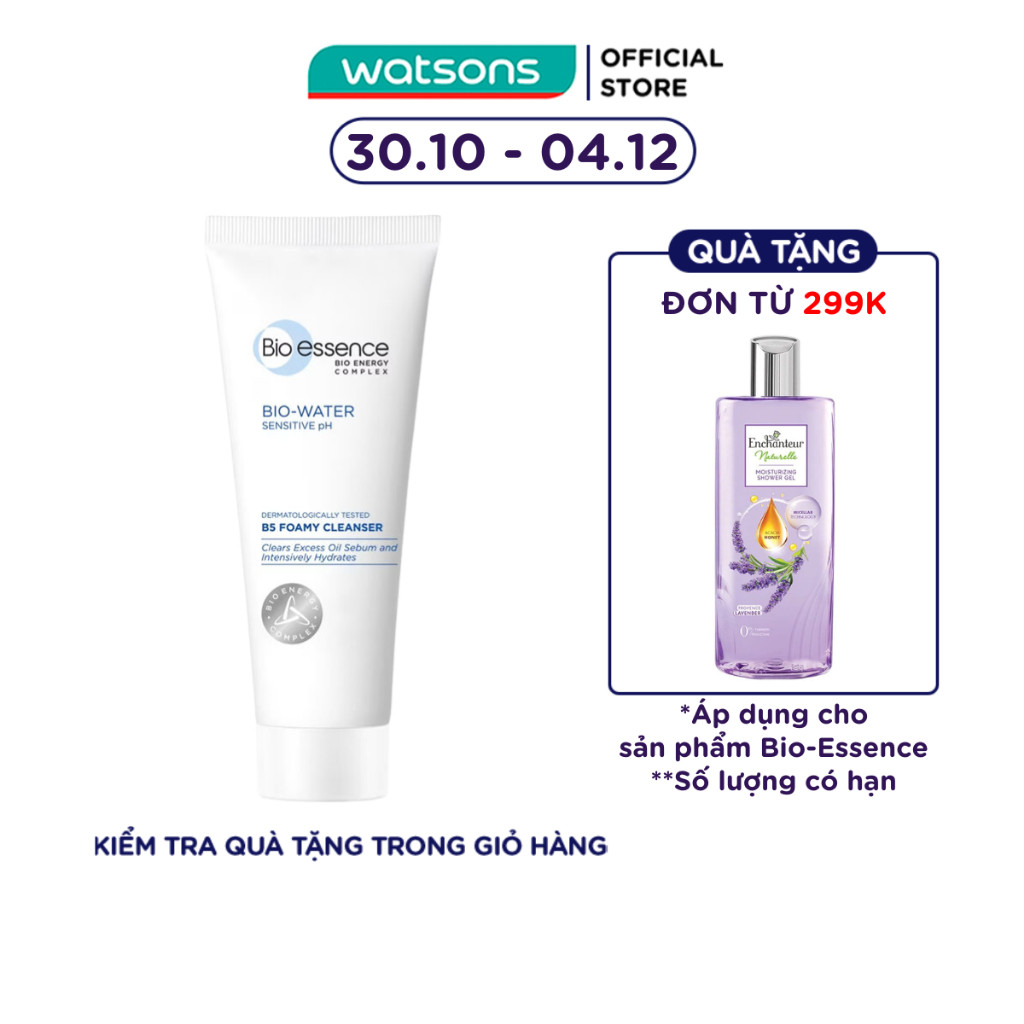 Sữa Rửa Mặt Bio Essence Bio-Water B5 Foamy Cleanser 100g | Shopee Việt Nam