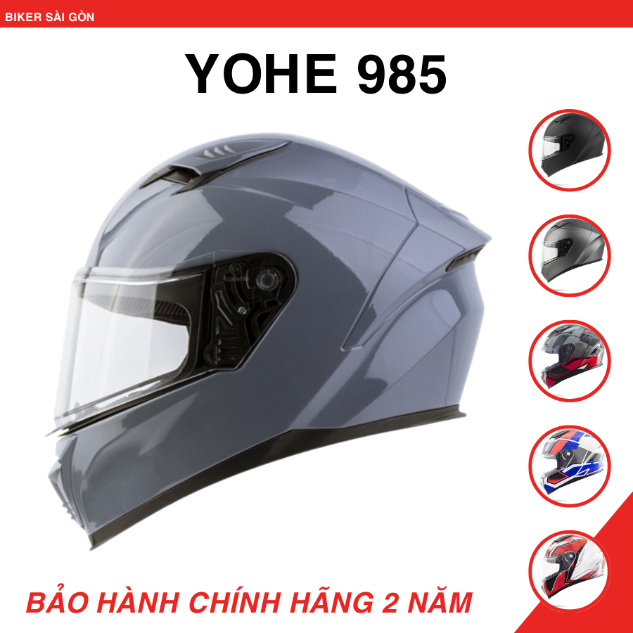 Mũ Bảo Hiểm Fullface YOHE 985 - Biker Sài Gòn | Shopee Việt Nam