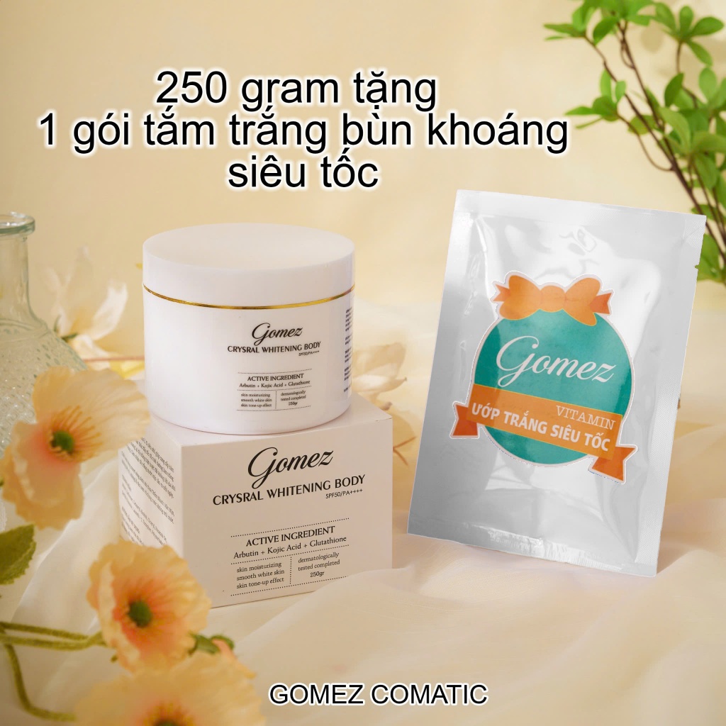 Kem Body Gomez Hủ 250ml Cao Cấp Công Nghệ Nhật Bản tặng gói tắm trắng ...