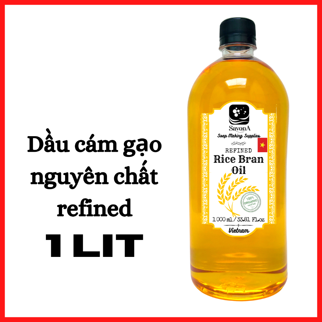 1L Dầu Cám Gạo Nguyên Chất 1 Lit - Unrefined Rice Bran Oil 1 Lit SavonA ...