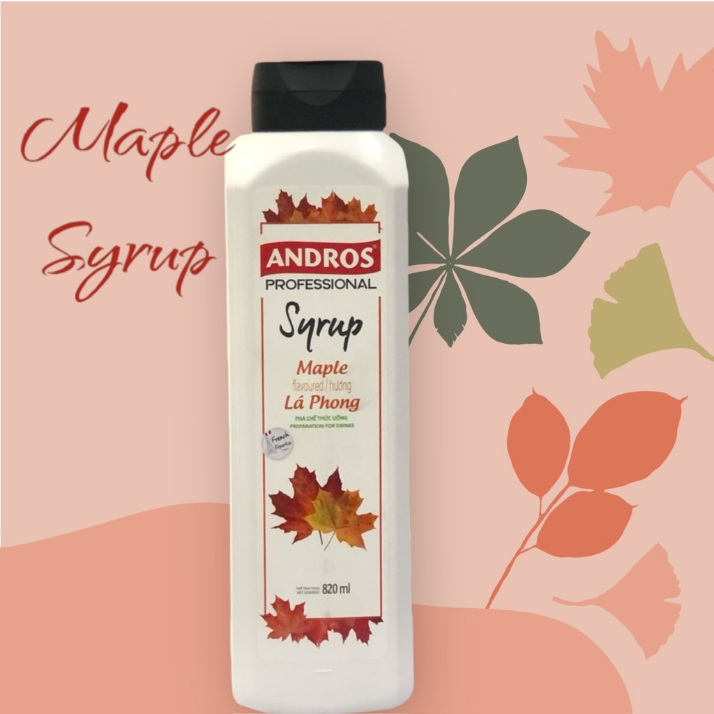 Maple sirup, Siro lá phong ANDROS 820ml | Shopee Việt Nam