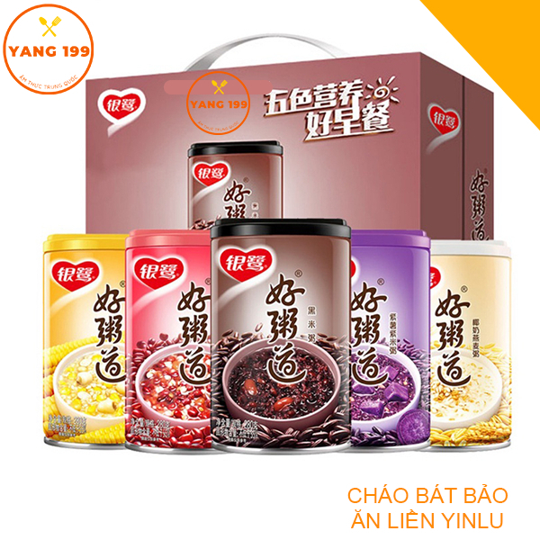[ĐỦ VỊ] CHÁO BÁT BẢO ĂN LIỀN YINLU 280G | Shopee Việt Nam